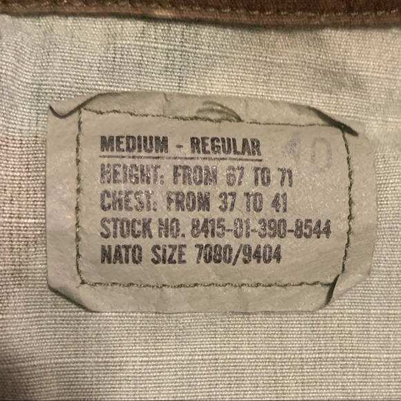 U.S. Army | Jackets & Coats | Us Army Standard Issue Shirt Jacket Sz M ...